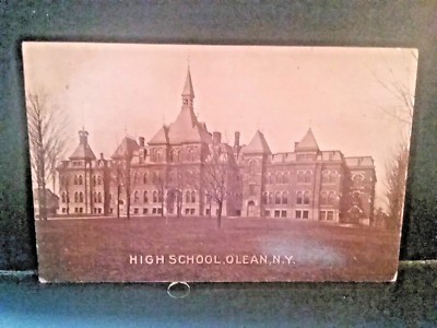 Postcard RPPC High School, Olean, NY Z5 | eBay