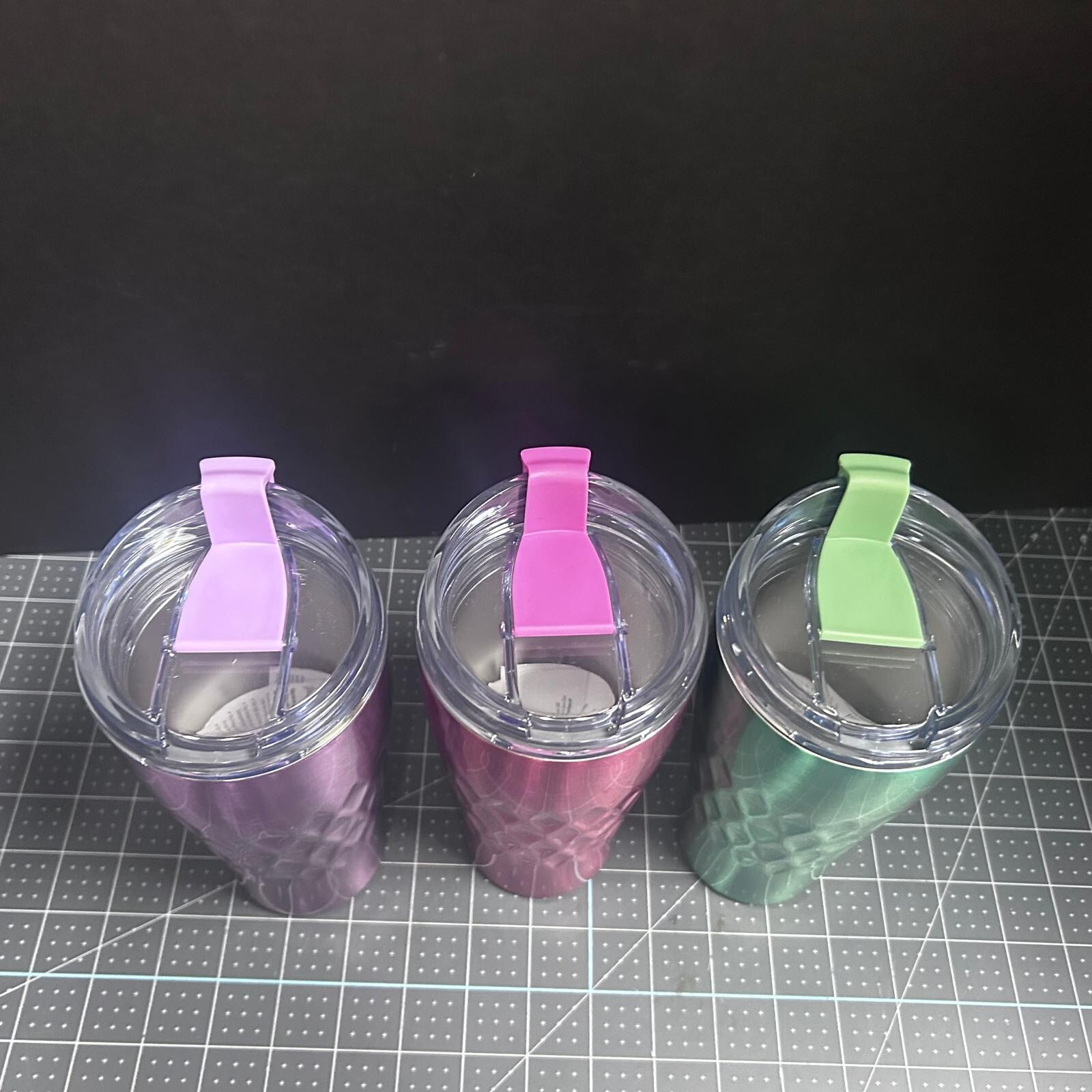 (Set of 3) Primula 20-oz Tumblers Double Wall BPA Free - Spring Colors ...