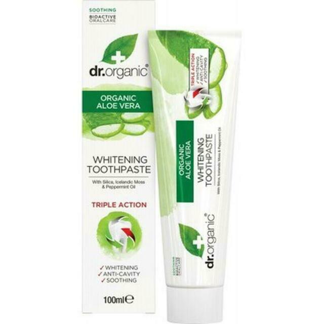 Dr.Organic Biological Aloe Vera Whitening Toothpaste - 100ml for sale ...