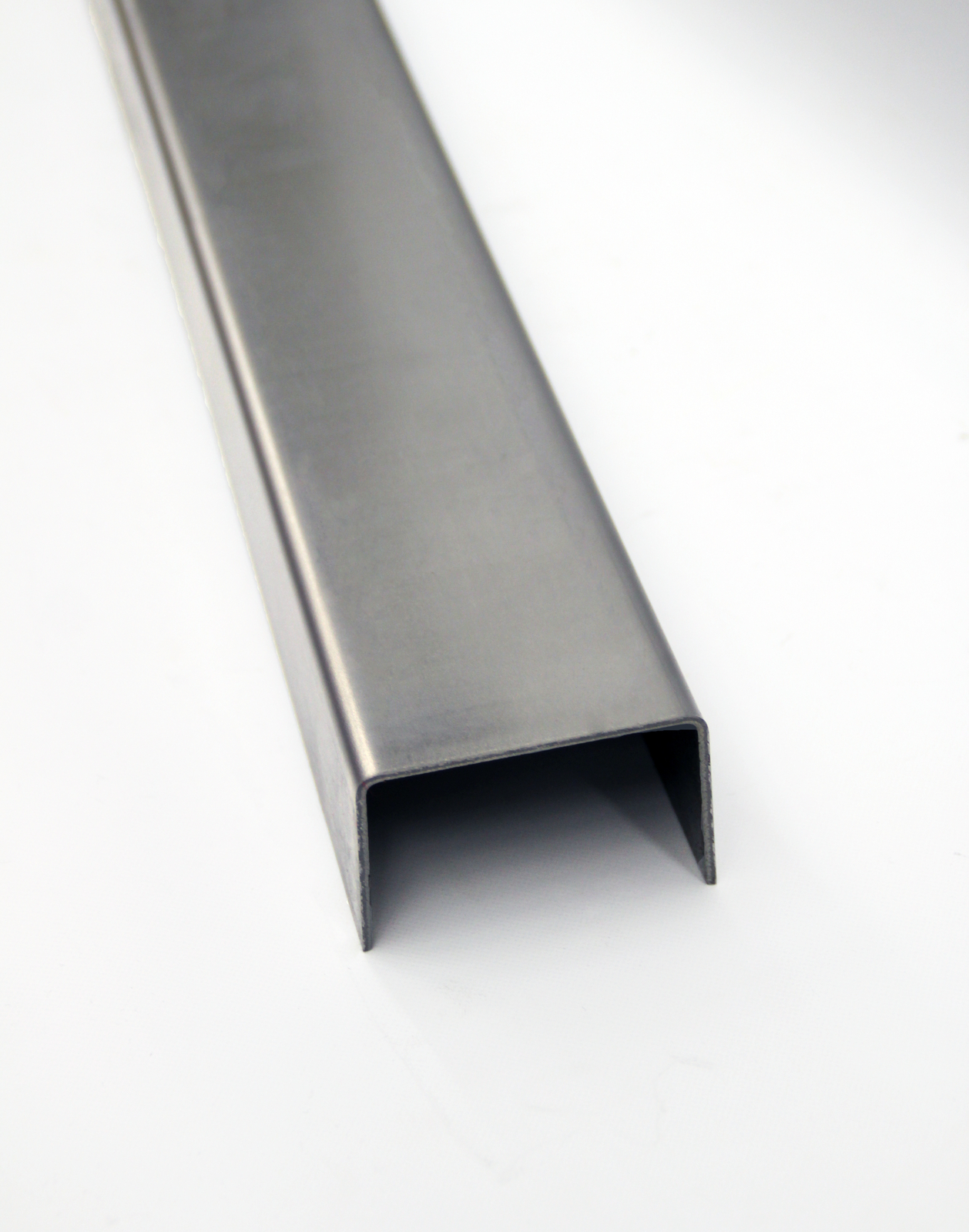 U-Profil Stahl 1,0 1,5 2,0 mm U Profil Länge 50 75 100 cm Kantenschutz ...