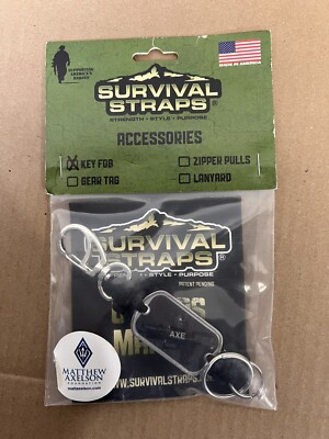BRAVO COMPANY SURVIVAL STRAPS SURVIVAL KEY FOB (keyring With Hook) | eBay