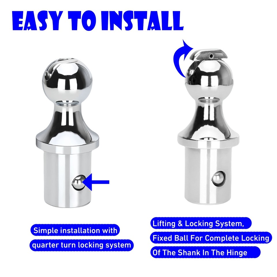 60692 Gooseneck Hitch Ball Kit Compatible With Ford F250 F350 F450 2013 ...