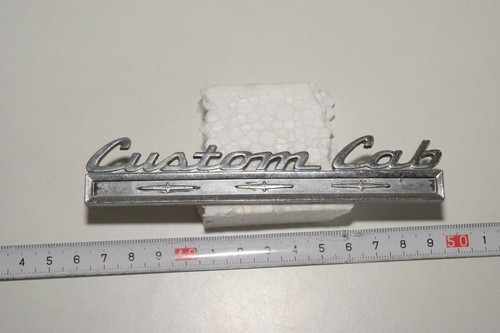 ORIGINAL VINTAGE FORD CUSTOM CAB F EMBLEM BADGE 40'S 50'S 60'S ...