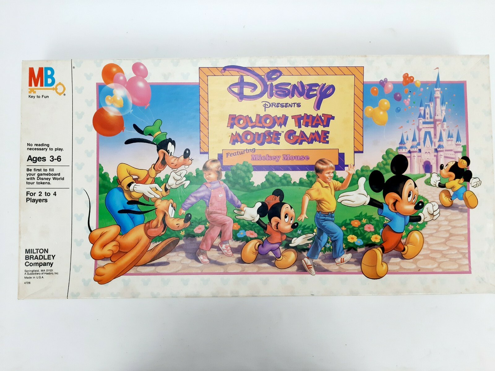 Disney's Follow That Mouse Game by Milton Bradley Vintage Boardgame ...