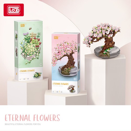 Loz mini BlocksBrick Building Block Bouquet-Eternal Flowers- Micro ...