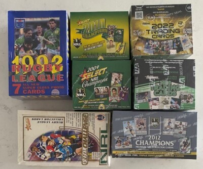 FULL SEALED BOXES OF ARL NRL RUGBY LEAGUE CARDS DYNAMIC SELECT TLA 1992 ...