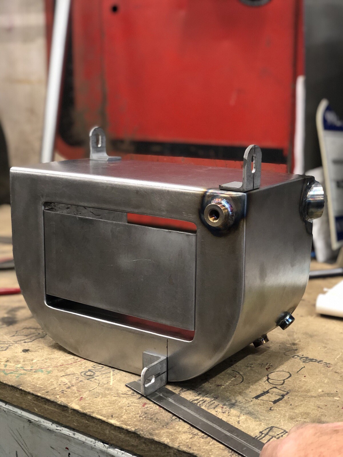 Harley Davidson Wrap Around Horseshoe Oil Tank Shovelhead Swingarm ...