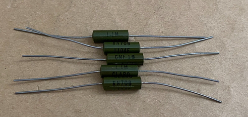 RN70B1104F, Clarostat, Mil-Spec Metal Film Resistor, 1W 1.1Meg Ω 1% ...