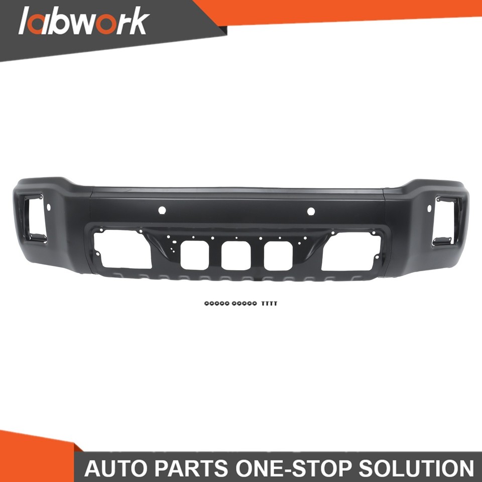Labwork Split-Type Front Bumper For GMC Sierra 1500 14-2015 Black W ...