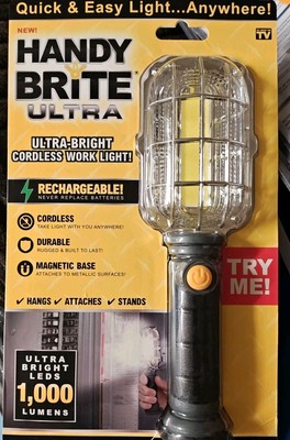 Handy Brite Ultra 1000 Lumens LED Rechargeable Cordless Handheld ...