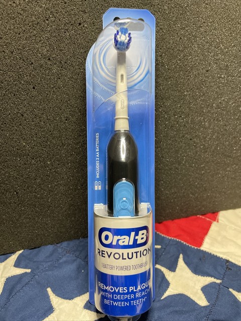 Oral-B Revolution Battery Powered Toothbrush - Black for sale online | eBay