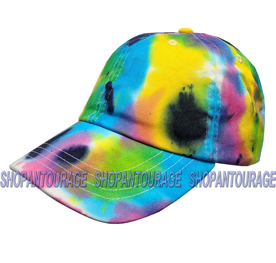 Newhattan Tie-Dyed Washed TD1400 Baseball Hat Cap for Men and Women | 2 ...