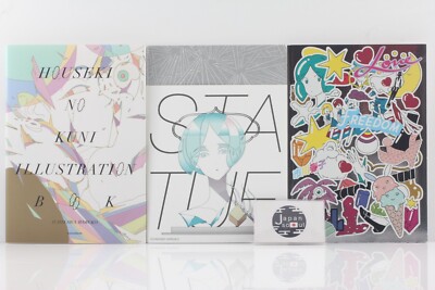 Houseki No Kuni Art Book Set of 3 Haruko Ichikawa Land of the Lustrous ...