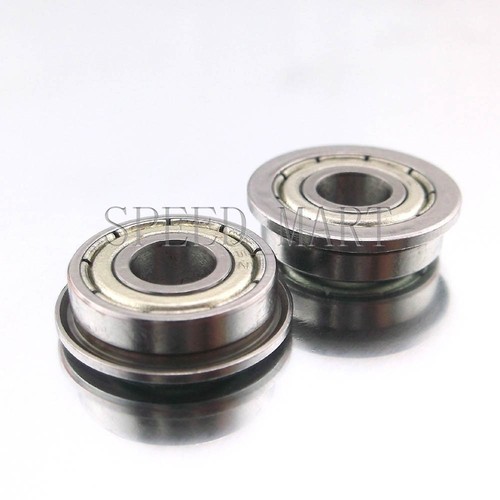 2 x F695zz Mini Metal Double Shielded Flanged Ball Bearings (5mm*13mm ...