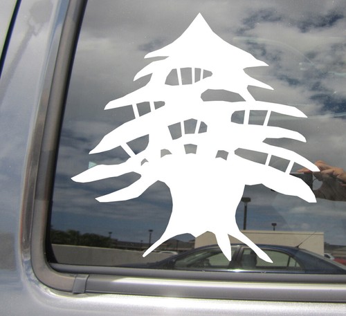 Lebanon Cedar Tree - Lebanese - Car Auto Window Vinyl Decal Sticker ...