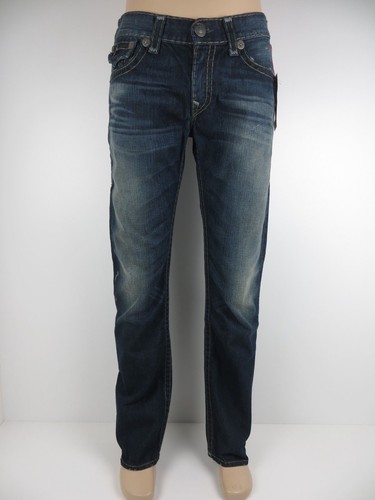 NWT True Religion Ricky Straight Super T Olive/Gray, Breaking Grounds,S ...