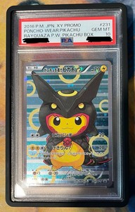 Poncho-Wearing Pikachu 2016 Japanese XY-P Promo #231/XY-P Rayquaza ...