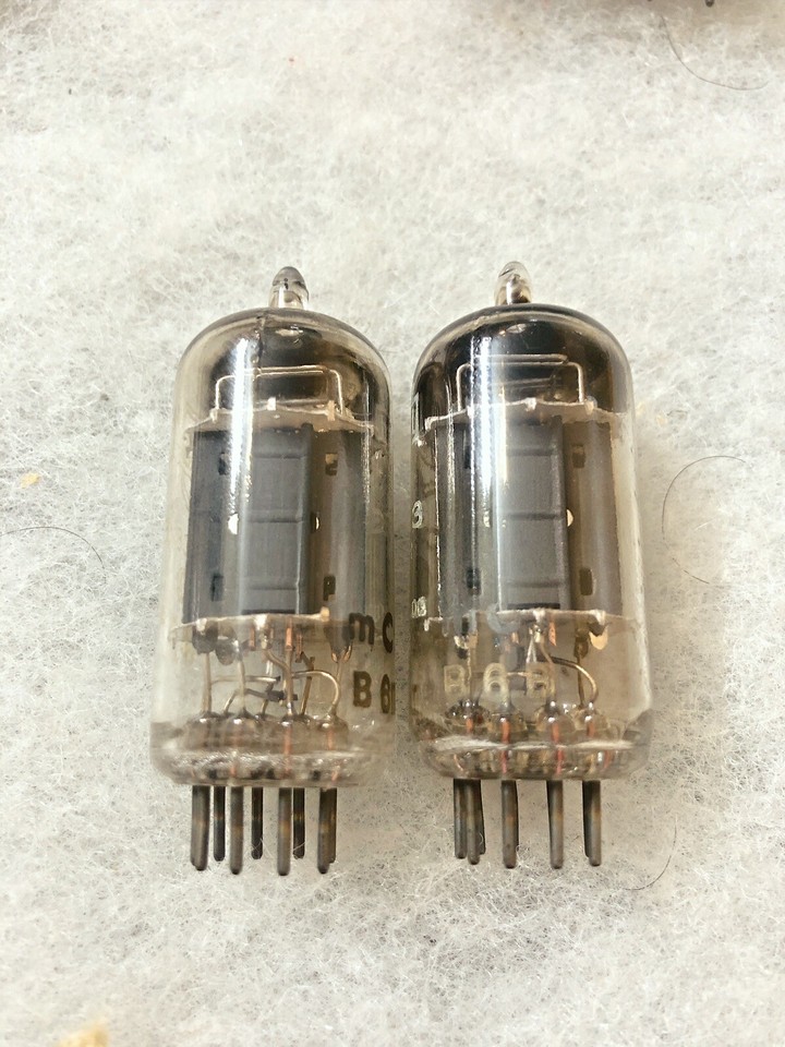Mullard ECC83 12AX7 mC1 1956 Winkle Glass Square getter Tested On Avo ...