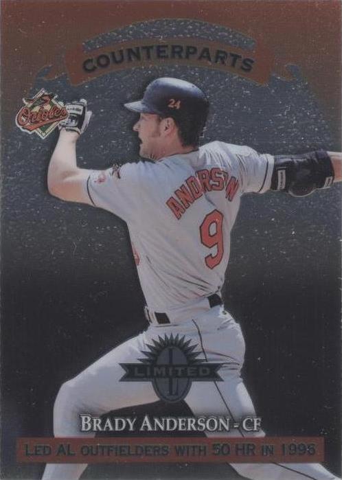 1997 Donruss Limited - Counterparts Brady Anderson, Al Martin #166 for ...