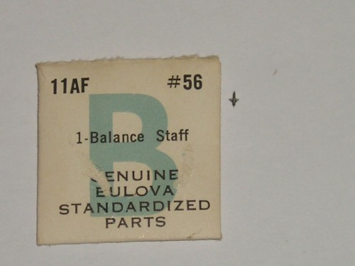 Bulova balance staff 11AF 11AFA 11AFAC 11AFACD axe de balancier ...
