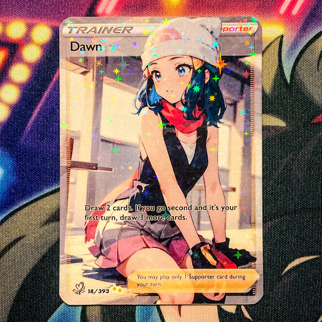 Dawn Full Art Custom Card Trainer Anime Goddess Story Holofoil II ...