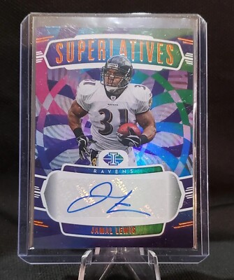 Jamal Lewis Auto Panini Illusions Superlatives Signatures Autograph Hit ...