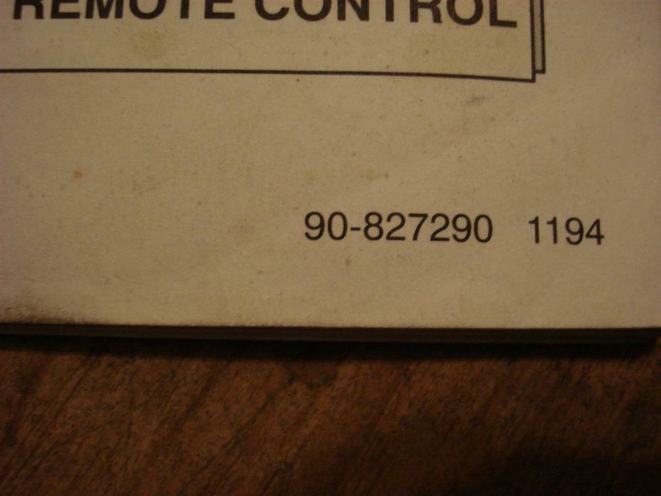 90-827290 Commander 3000 Remote Controls Mercruiser | eBay