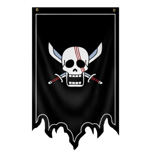 Anime One Piece Flag Cosplay Polyester Cartoon Party Pirate Ship Flag ...