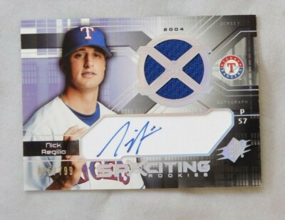 2004 SPx Jersey Autograph #194 Auto Jersey Nick Regilio RC /799 Texas ...