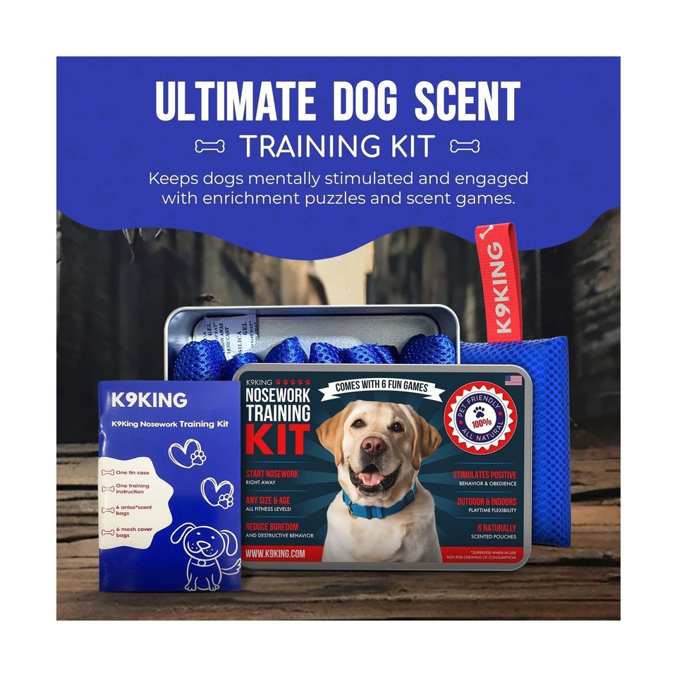 Interactive Dog Scent Training Kit Fun - Nose Work for Dogs, Hide and ...