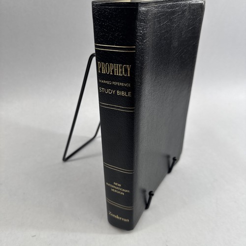 NIV 1998 Prophecy Marked Reference Study Bible - Black Bonded Leather ...