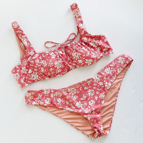 J.Crew Size 2X Tossed Floral Square Neck Low Rise Bikini Set | eBay