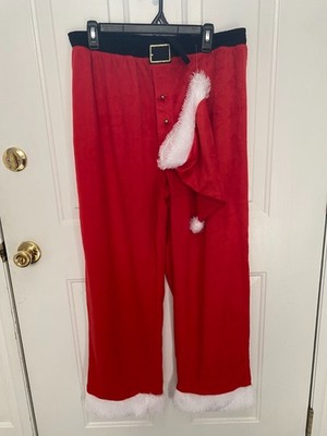 Secrets Santa Suit - XL - Santa Pants & Hat - NEW | eBay