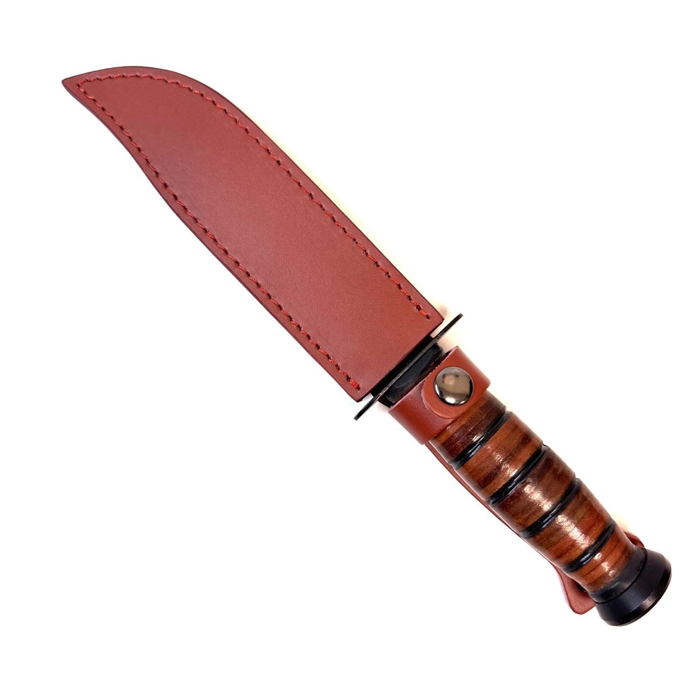 12” Hunting Knife/chef kitchen fruit knife leather handle | eBay