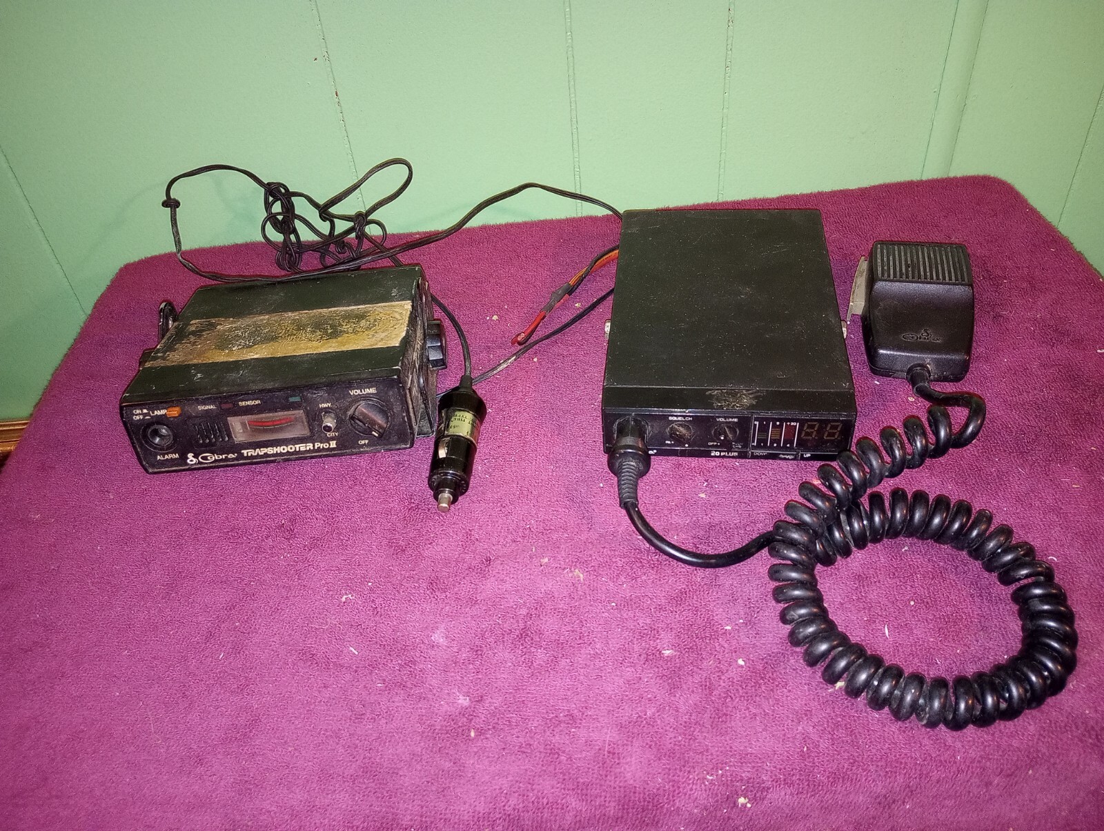 Cobra Trapshooter Pro II Model RD-4100 Radar Detector-& Cobra Model NO ...