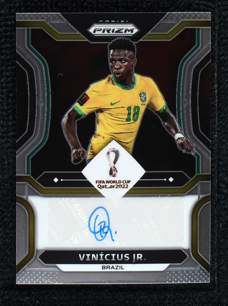 2022 Panini Prizm World Cup Qatar - Signatures #S-VJR Vinicius Junior ...