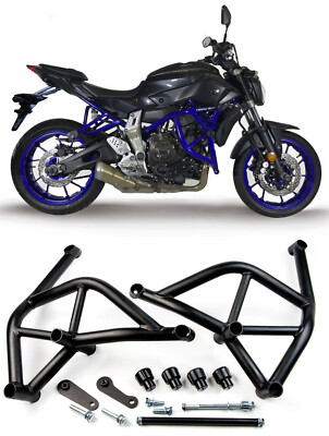 Engine Guard Cage for Yamaha MT-07 FZ-07 XSR700 2014-2020 CRAZY IRON ...
