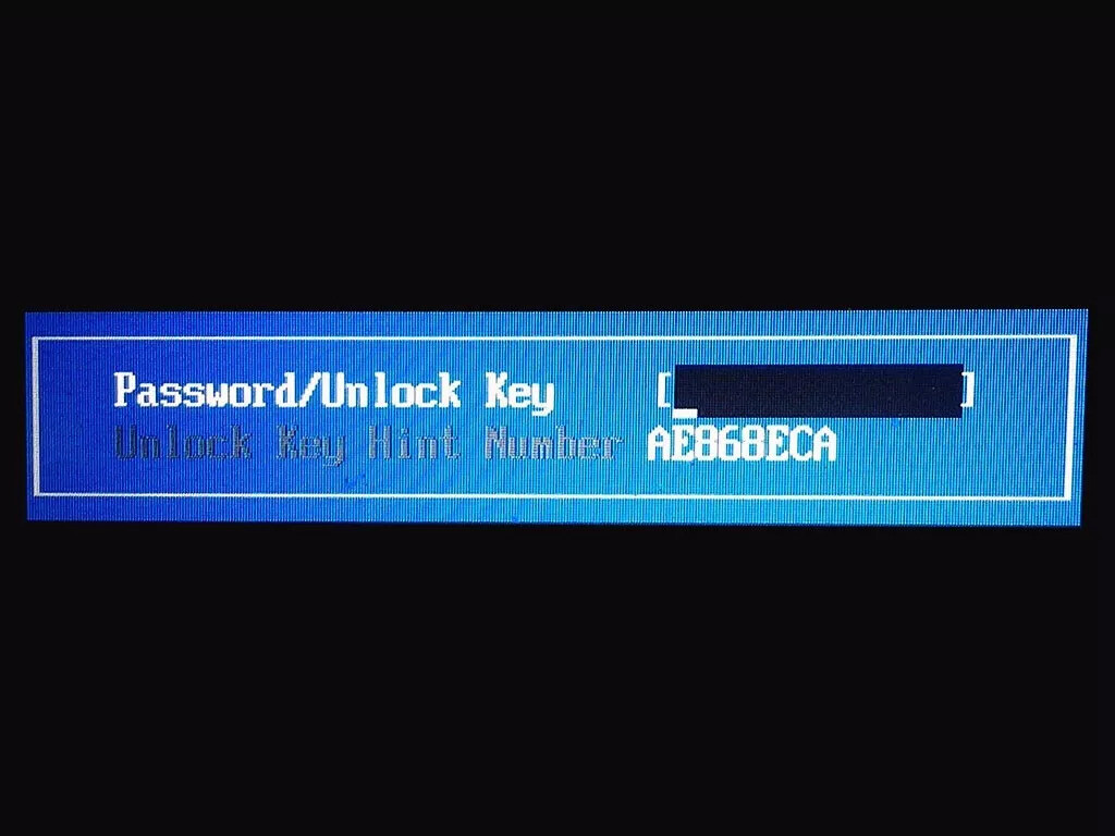 Dell UNLOCK KEY HINT NUMBER, Password/Unlock Key. Inspiron Vostro XPS ...