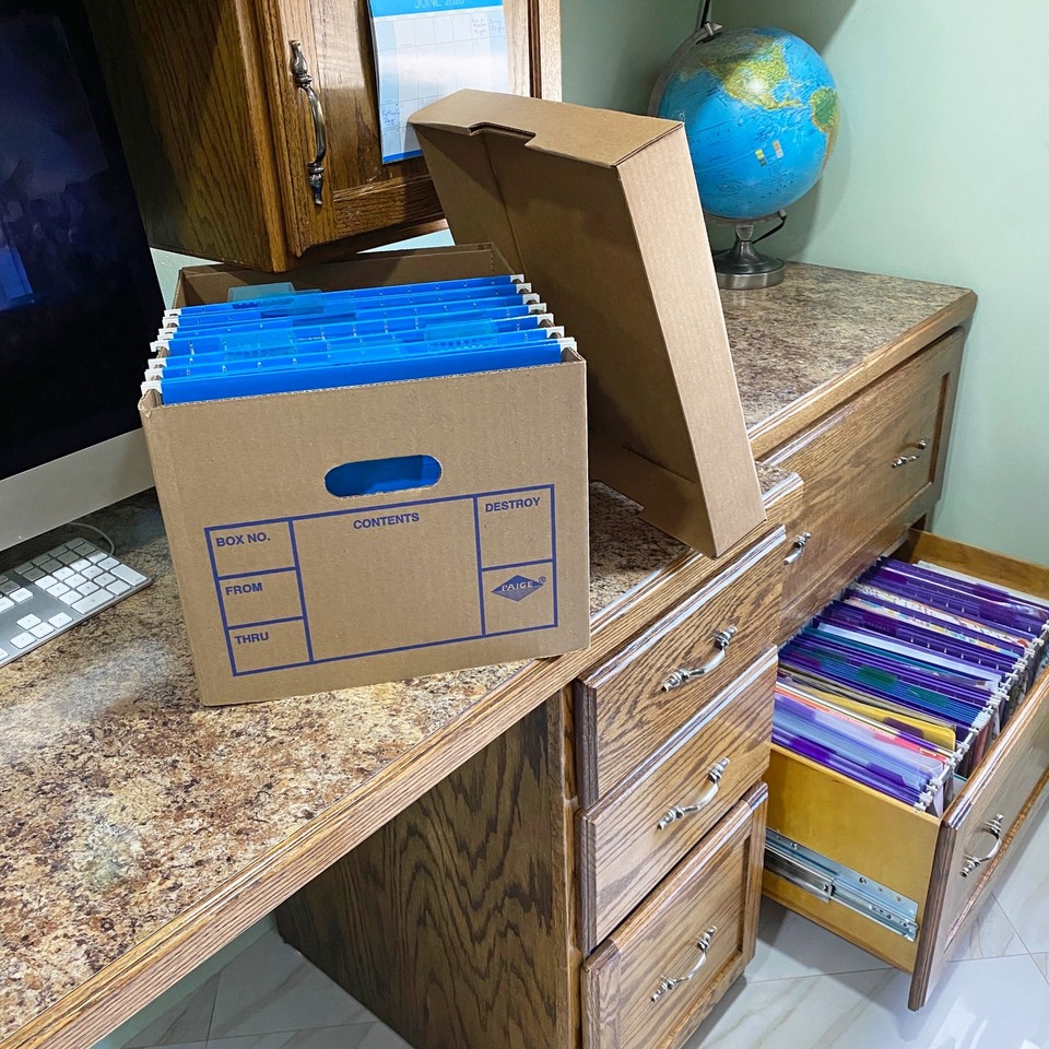 UBMOVE Office Moving Storage Boxes (12 Pk) Miracle File Moving Boxes ...