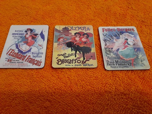 3 FRIDGE MAGNETS - FOLIES-BERGERE - BRIGHTON - I'ETENDARD FRANCAIS | eBay