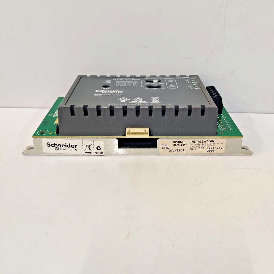 SCHNEIDER XPD02 EXPANSION MODULE 24VDC, 24VAC ANDOVER CONTINUUM | eBay