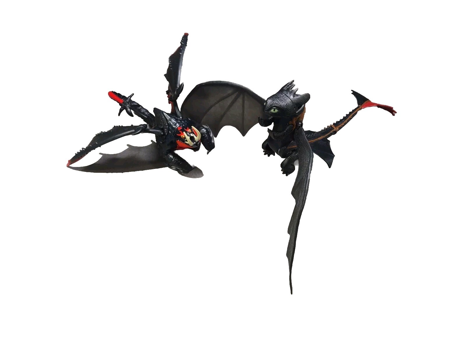 How to Train Your Dragon Toothless Night Fury Lunge Attack Toy 2014 ...