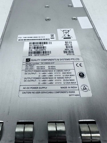 Juniper PWR-MX480-2520-AC-S / MX Series 2520W AC Power Supply for MX480 ...