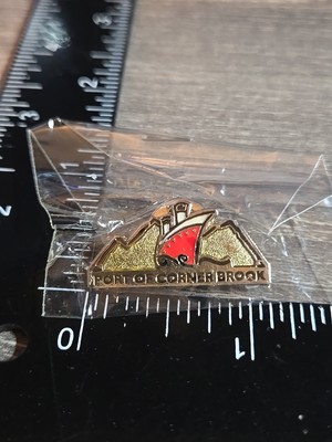 Port of Corner Brook Pin Lapel Enamel Collectible Souvenir IQ | eBay