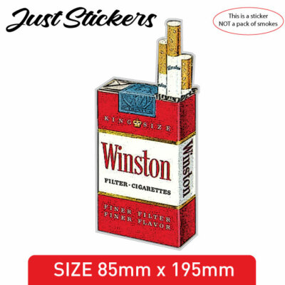 WINSTON -Vintage-Cigarette-Bumper-Sticker-for-car,-toolbox,-fridge ...