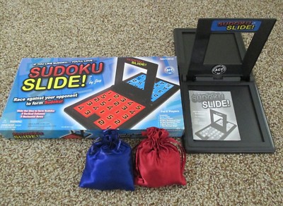 SUDOKU SLIDE FOR 2 PLAYERS TILE BOARD GAME RACE TO FORM SUDOKU COMPLETE ...