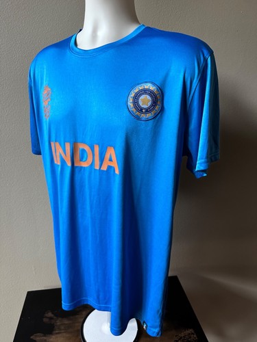 ICC World Twenty20 India 2016 CRICKET Jersey (XL) Blue | eBay