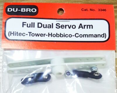 DU3346 Full Dual Servo Arm for Hitec-Tower-Hobbico-Command for RC ...
