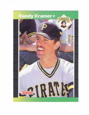 Randy Kramer Pittsburgh Pirates Pitcher #480 Donruss 1989#Baseball Card ...