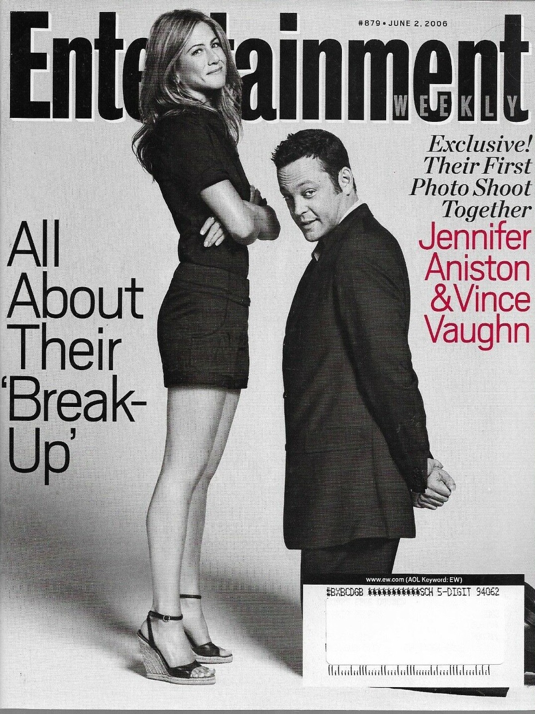 JENNIFER ANISTON - Entertainment Weekly Magazine June 2, 2006 - LIKE ...